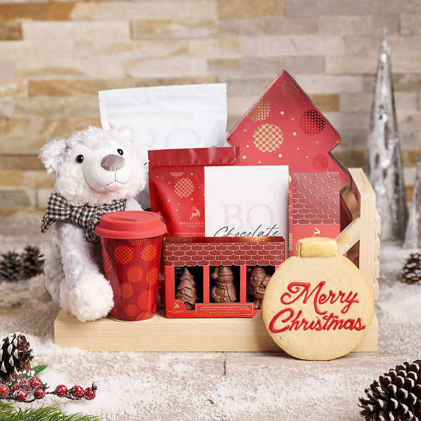 Holiday Husky Sleigh Gift Set – Christmas gift baskets – Canada ...